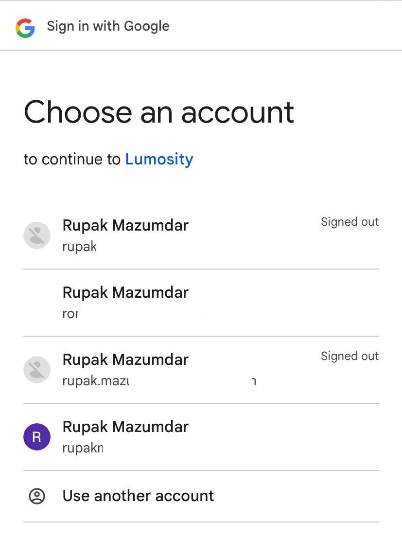 How do I use the Google sign in option? – Lumosity Help Center